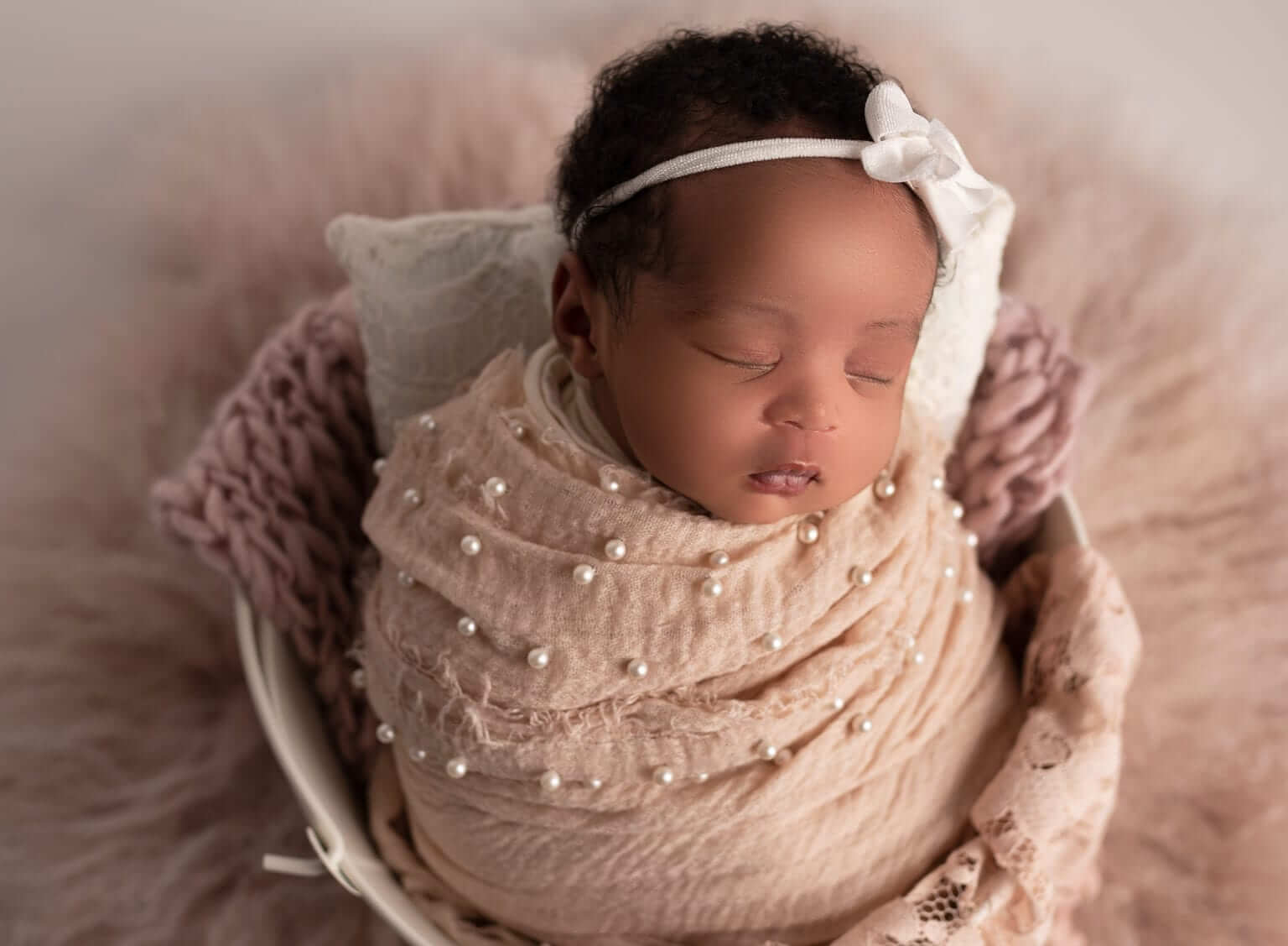 Winter Newborn Session: Baby Chloe